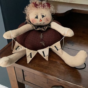 Primitive Reindeer Pattern North Pole Welcome Christmas | Etsy