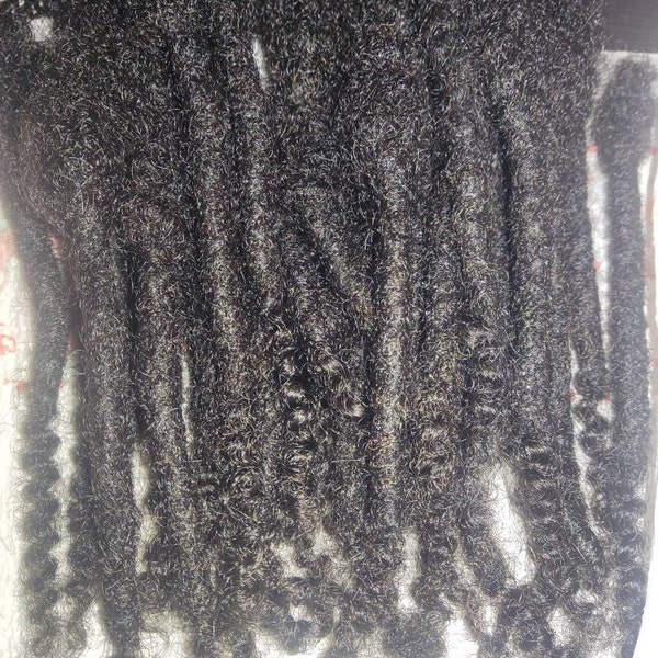 Real Human Hair Loc Extensions Bundles | Permanent & Hand-made ...