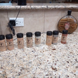 Italian Lovers BBQ Rub and Baking Spices Gift Set of 4 Gourmet Meat and ...