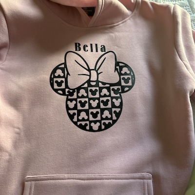 Mickey Minnie Ears SVG Clip Art, Transparent Png Silhouette Checkered ...