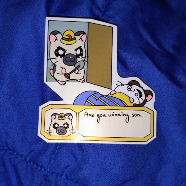 Hamtaro Meme Vinyl Stickers - Etsy