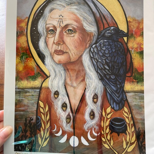 Sky Woman Iroquois Native American Mythology Pagan Turtle 8x10 Fine Art ...