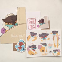 Raikou Kitty Waterproof Sticker Sheets 4.25 X 5.5 Inch Glossy - Etsy Canada