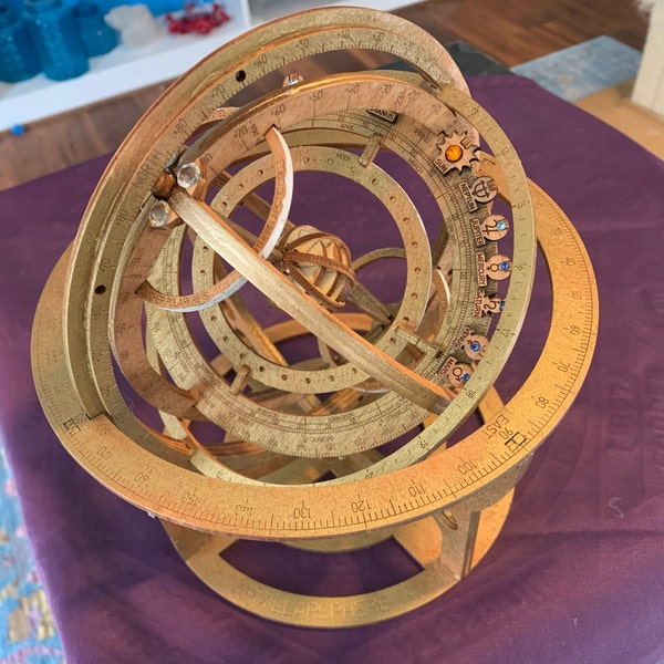 Wooden Armillary Sphere Kit - Etsy