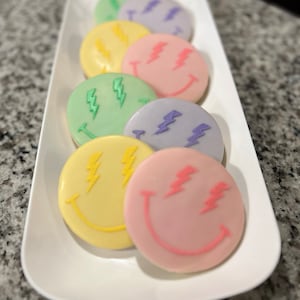 Lightening Bolt, Electric Smiley Face - Etsy