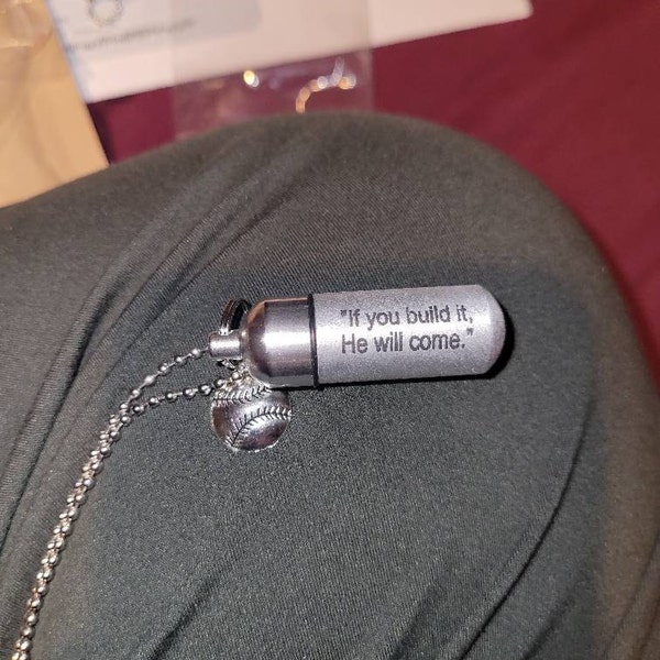 Lovely Natural Walnut Cremation Urn / Scattering Tube - Fits in Pocket ...