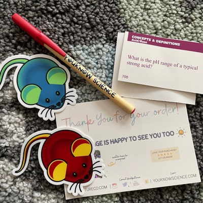 Tdtomato Mouse Vinyl Science Sticker Lab Rat Biology - Etsy