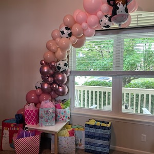 Groovy Flower Power Orange Pink Balloon Garland Bachelorette Birthday ...