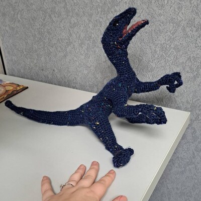 Velociraptor Pattern by Crafty Intentions DIGITAL PDF Downloadable - Etsy