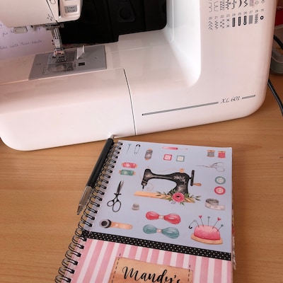Sewing Planner, Personalised Sewing Notebook, Sewing Projects Gift ...