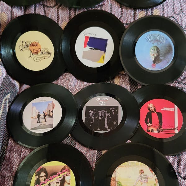 Vinyl Record Table Numbers, 7 Inch, Wedding Decor, Centerpiece, Music ...