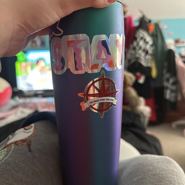 Stray Kids stay Holographic Sticker / Laptop Decal / Waterbottle ...