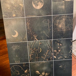 Enchanted Forest Firefly Art Print Botanical Wall Art, Landscape Canvas ...