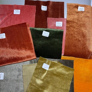 VELVET Swatch FABRIC Sample Free Shipping - Etsy