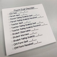 Custom Checklist Sticky Notes // Organization 3x3 Stick Notes, Check ...