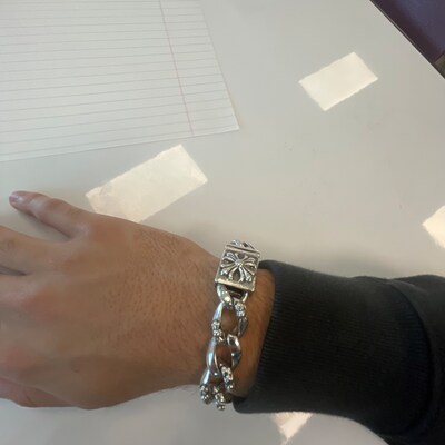 Chrome Hearts Inspired Star Wallet Chain Cross Inspired - Etsy UK