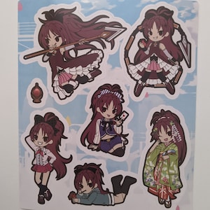 Madoka Magica & Magia Record Vinyl Sticker Sheets for Laptop Car ...