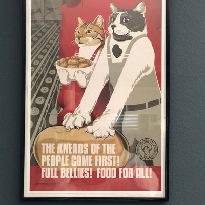 Soviet Cat Poster the Kneads of the People Come First International ...