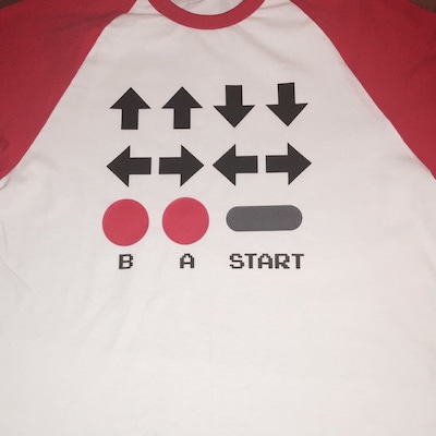 Konami Code SVG File Cutting Template - Etsy