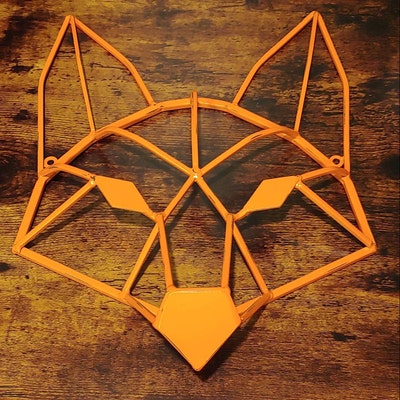 Metal Fox Wall Dècor/ Fox Head/ Iron Fox Head/ Geometric Fox - Etsy