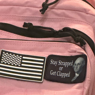 George Washington Stay Strapped or Get Clapped Meme 2x3 Removable ...