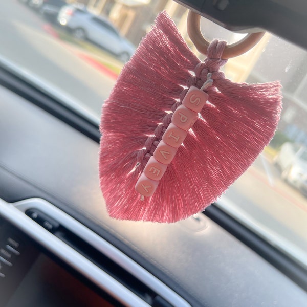 Macrame Feather Diffuser// Essential Oil Car Diffuser - Etsy