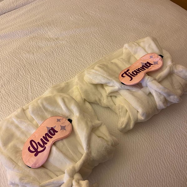 Personalized Gift for Dorm Roommate, Custom Roommate Robe, Matching ...