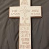 Hand Carved Scripture Cross, Isaiah 61 10 Verse, Salvation Bible Verse ...