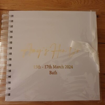 Personalised Hen Night Do Guest Book Scrapbook or Photo Album - Etsy