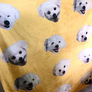 Custom Face Blanket, Personalized Throw Blanket, Custom Photo Blanket ...