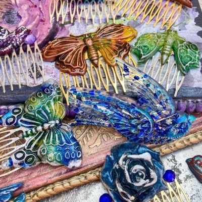 50 Pcs Raw Iron Combs, Metal Hair Combs, Hair Clips Accessories - Etsy