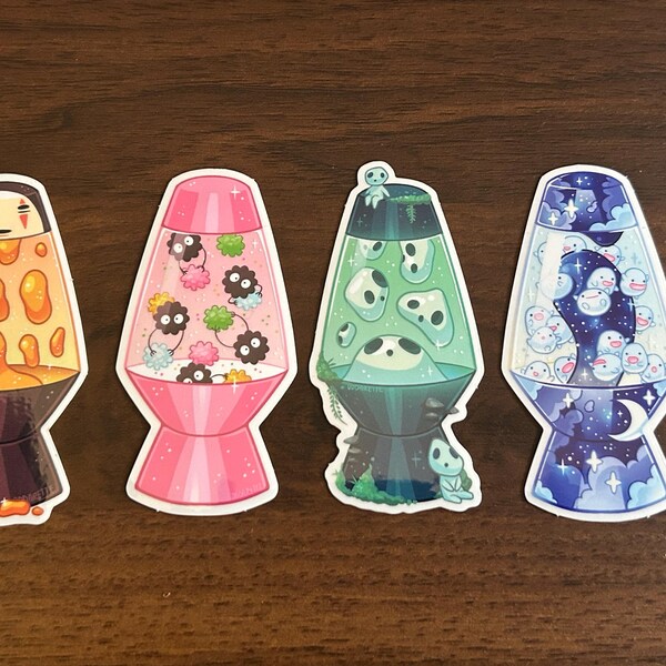 Lava Lamp Stickers Series 6 - Pink Blob Lava Lamps - Transparent ...