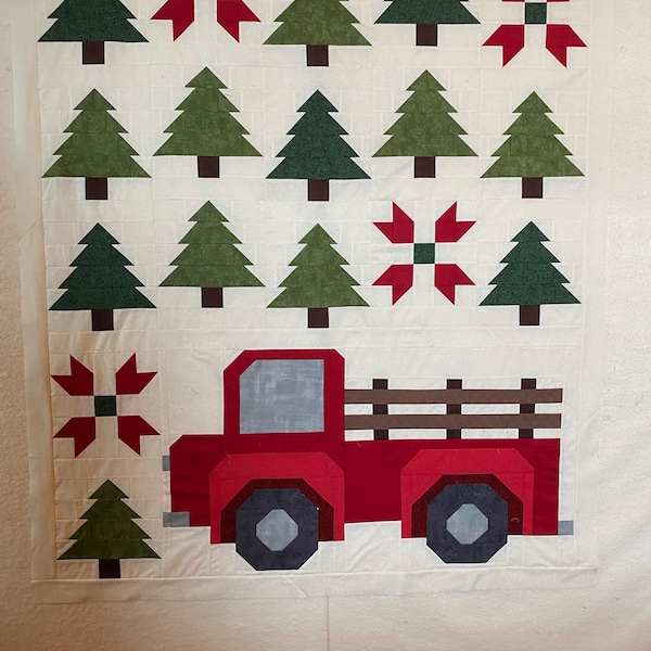 Christmas Tree Farm Quilt - Etsy