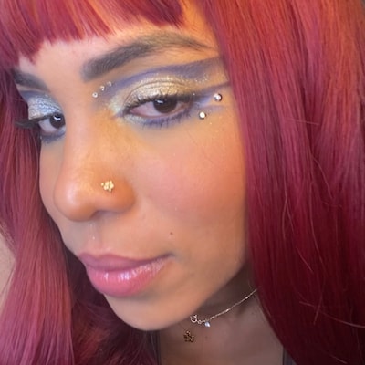 Ruby Nose Pin Indian Nose Ring Crock Screw Nose Stud Unique - Etsy