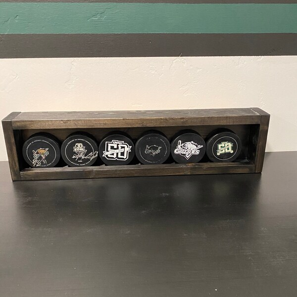 Hockey Puck Display and Storage Shelf: Sizes 6 Pucks to 36 Pucks - Etsy