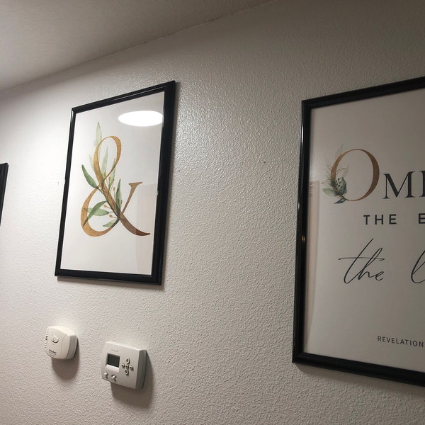 Revelation 22:13 Alpha and Omega Bible Verse Wall Art, Printable Wall ...