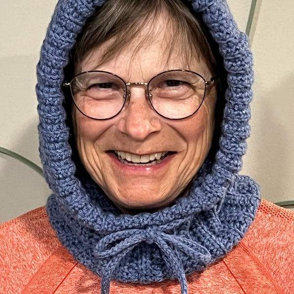 The Ribby Balaclava Crochet Pattern (digital Balaclava Hood Crochet ...