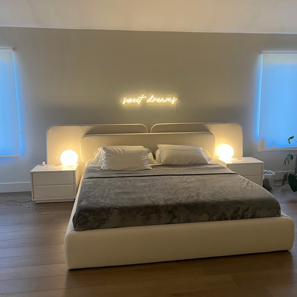 Custom Neon Sign With Spanish Text, LED Neon Illuminated Phrase ...
