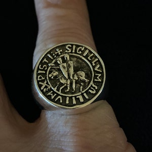 Sterling Silver Ring Anarchy Punk Symbol in Circle UK - Etsy
