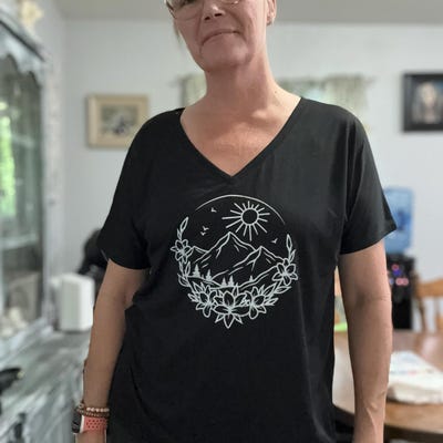 VOTE Shirt Oversized Slouchy V Neck Tee Loose Tshirt Boho Gift for Her ...