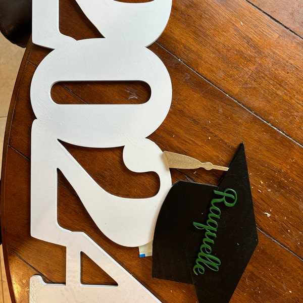 Graduation Wood Sign, Year, Class Of, Photo Props, Senior Sign ...
