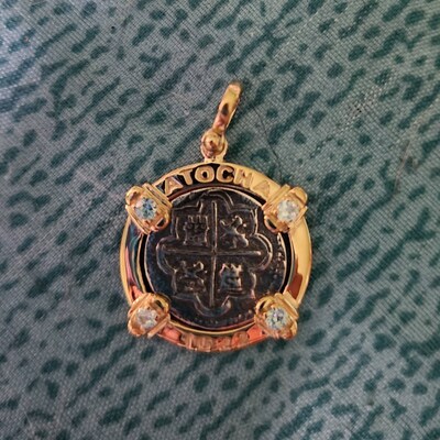 Atocha Silver and 14kt Gold Bezel Shipwreck Treasure - Etsy
