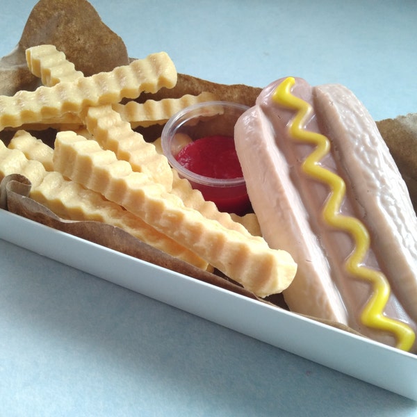 Soap Mold - HOT DOG MOLD - Bath Bomb Mold, Fast Food Mold, Chocolate ...