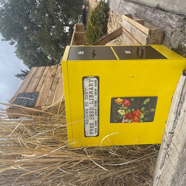 Seed Sharing Sign - Community Garden Sign - Community Seed Swap Sign ...