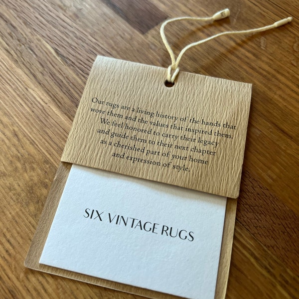 Custom 1000 Pretty Paper Hang Tags High-end Product Hang Tags Simple ...