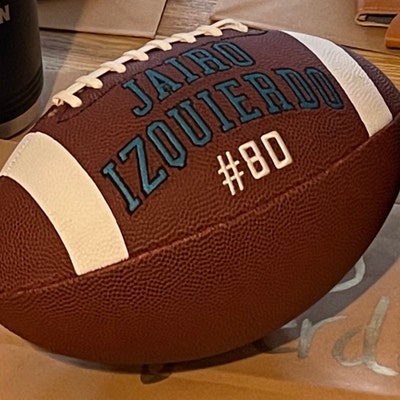 Coaches Gift//custom Personalized Embroidered Football // Football Gift ...