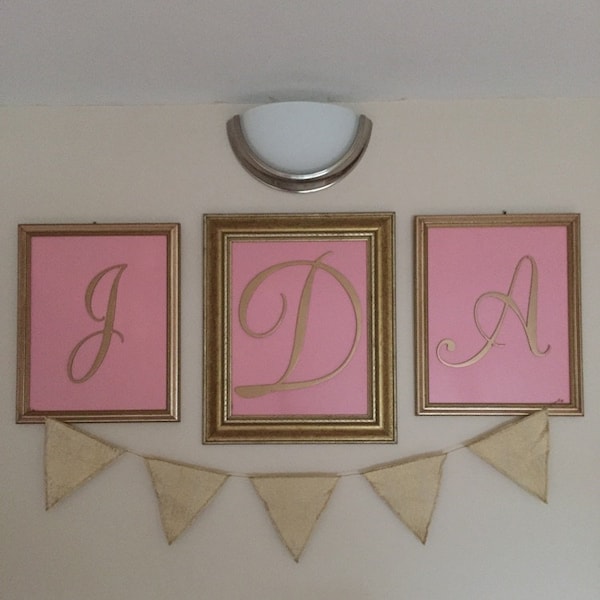 2" - 34" Wooden Letter "d" Kids Room, Nursery, Wedding Decoration, Gift ...