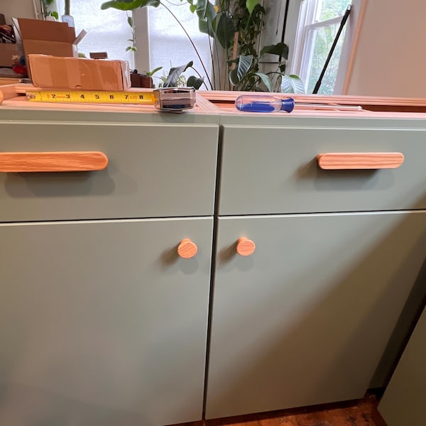 Wood Drawer Pulls Knobs Ash Cupboard Handles/rosewood Drawer Knobs ...