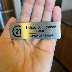 Metal Wearable Magnetic Name Tags for Business or Work - Etsy