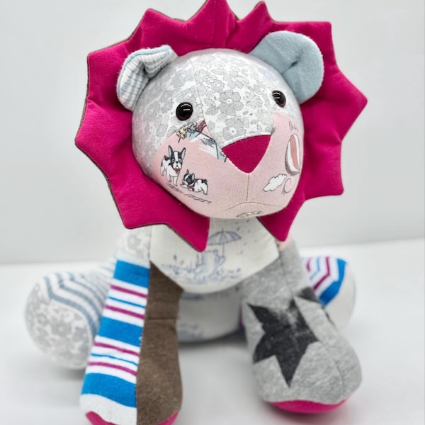 Personalized Keepsake Memory Soft Lion Toy,custom Teddy Bear ,keepsake ...